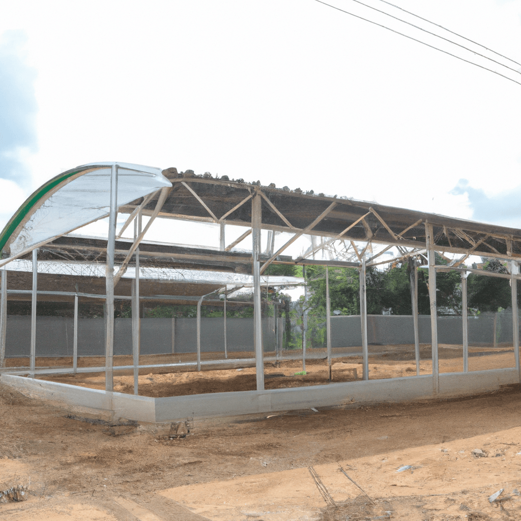 Large Metal Frame Shed Building Steel Workshop Structure Warehouse ...